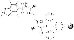 H-L-Arg(Pbf)-2-Cl-Trityl resin | Matrix Innovation