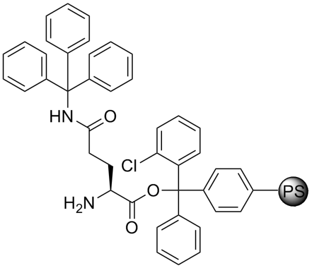H-L-Gln(Trt)-2-Cl-Trityl resin | Matrix Innovation