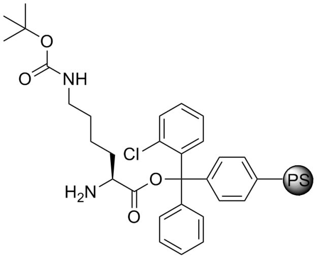 H-L-Lys(Boc)-2-Cl-Trityl resin | Matrix Innovation